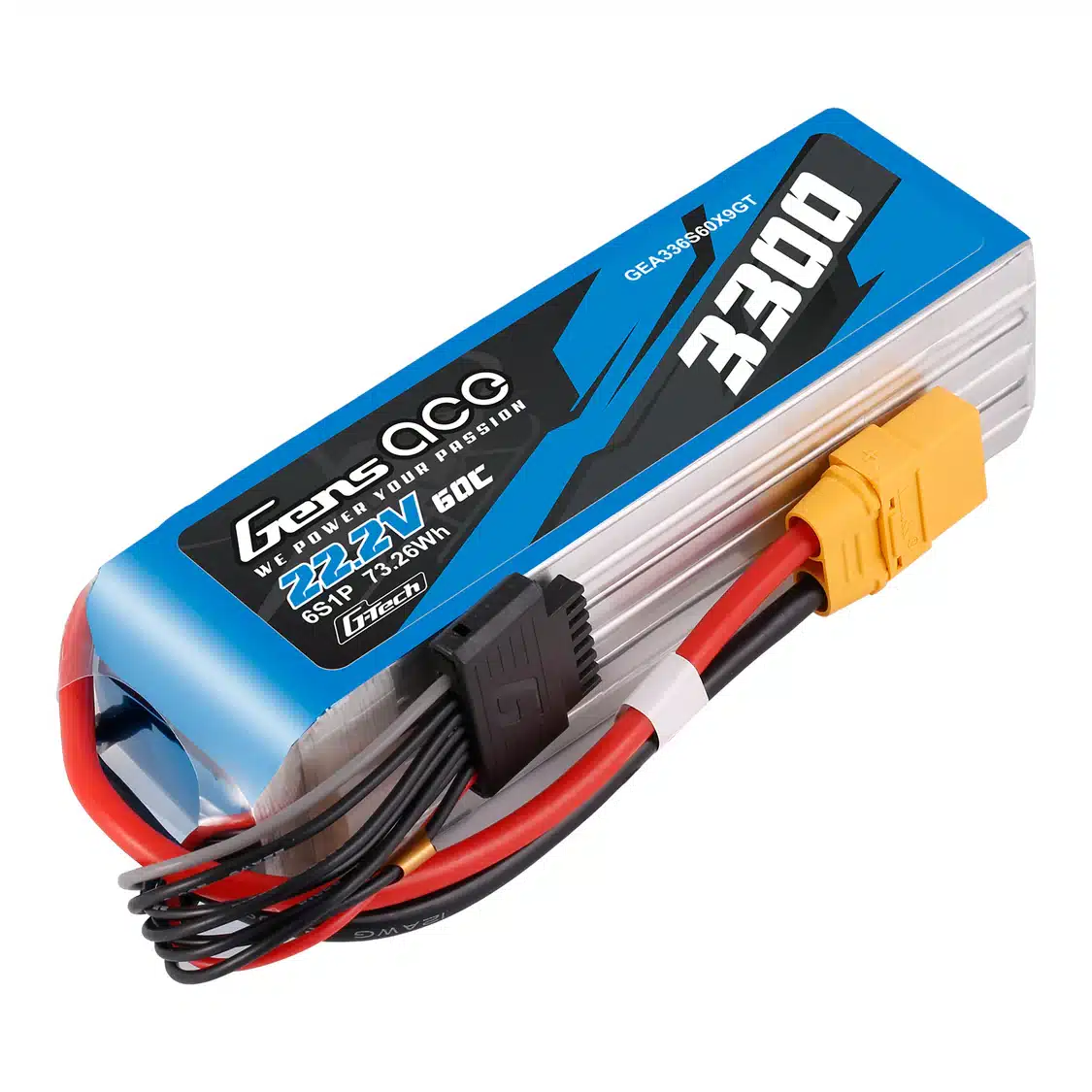 GensAce 3300mAh 6S 60C XT90 G-tech Lipo - Servoexperten