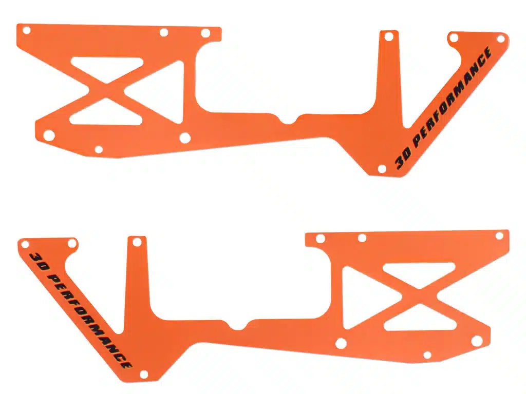 OMP M2 V3 Pro Fuselage Carbon Panel set - Orange - The servo expert