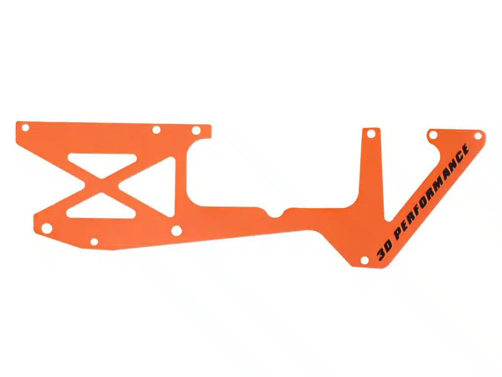 OMP M2 V3 Pro Fuselage Carbon Panel Left- Orange OSHM2494 - Servoexperten